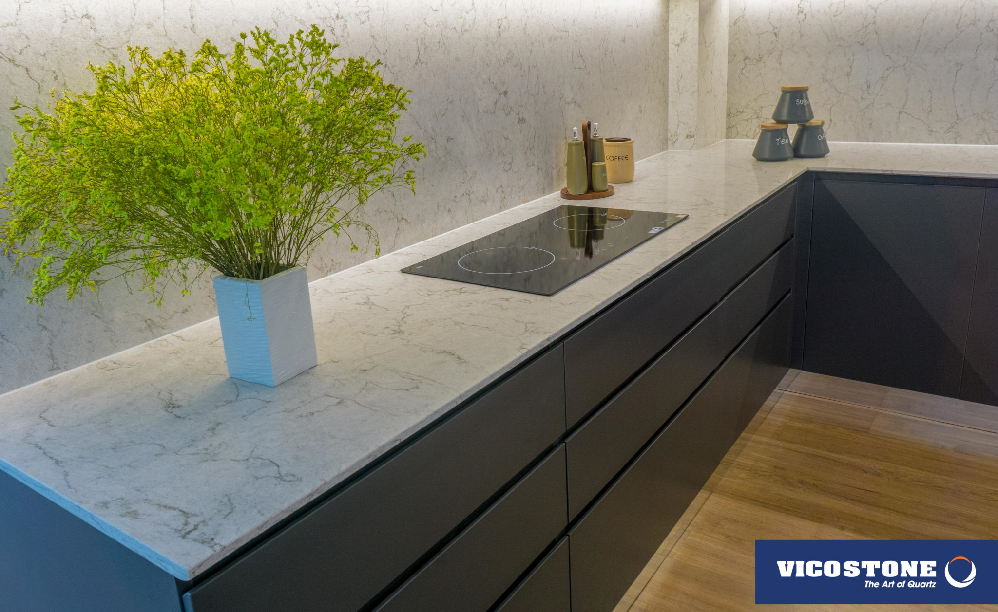 Vicostone Argento | ComptoirQuartz.ca